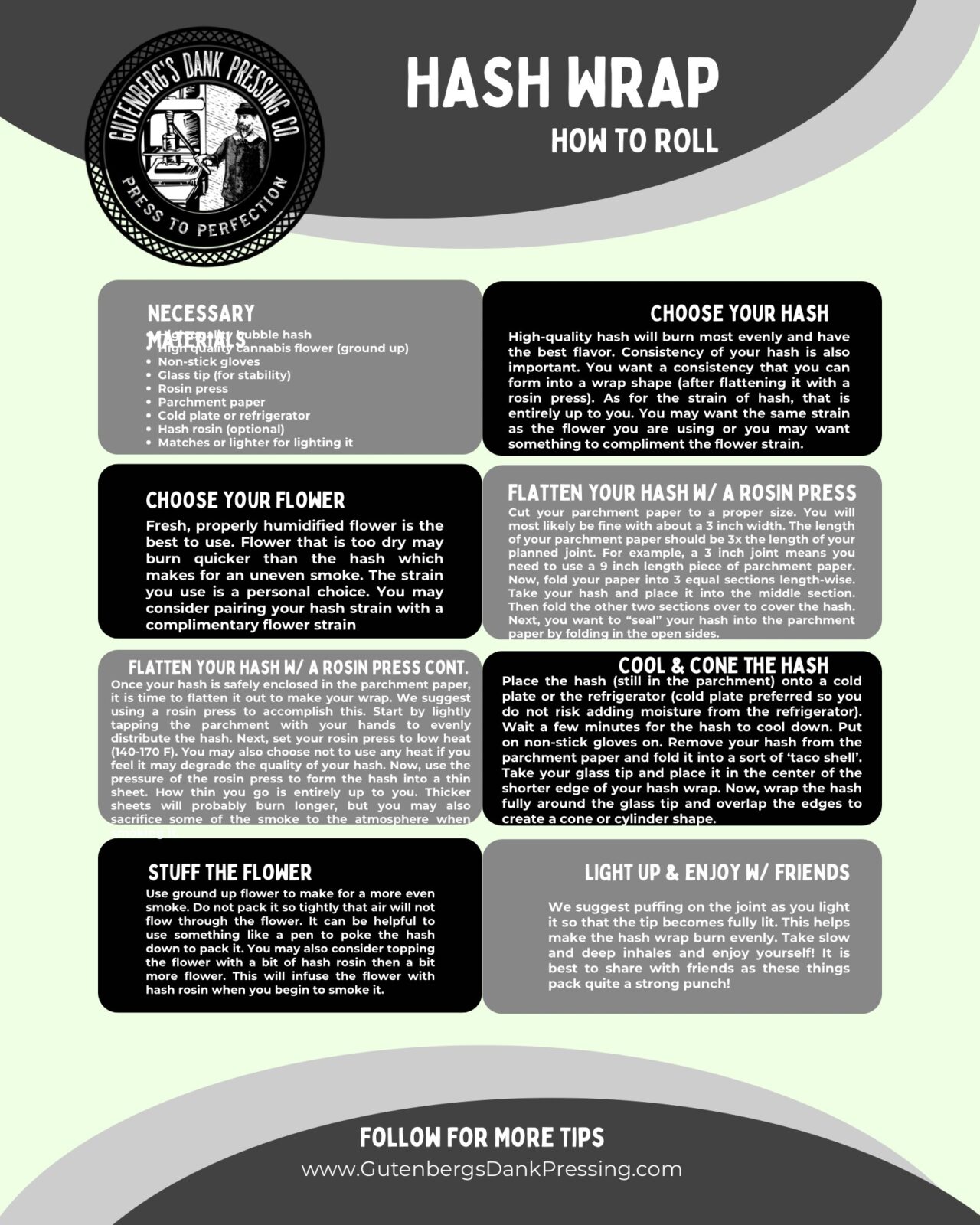 How to Make Hash Wraps Like a Pro | Gutenberg Pressing